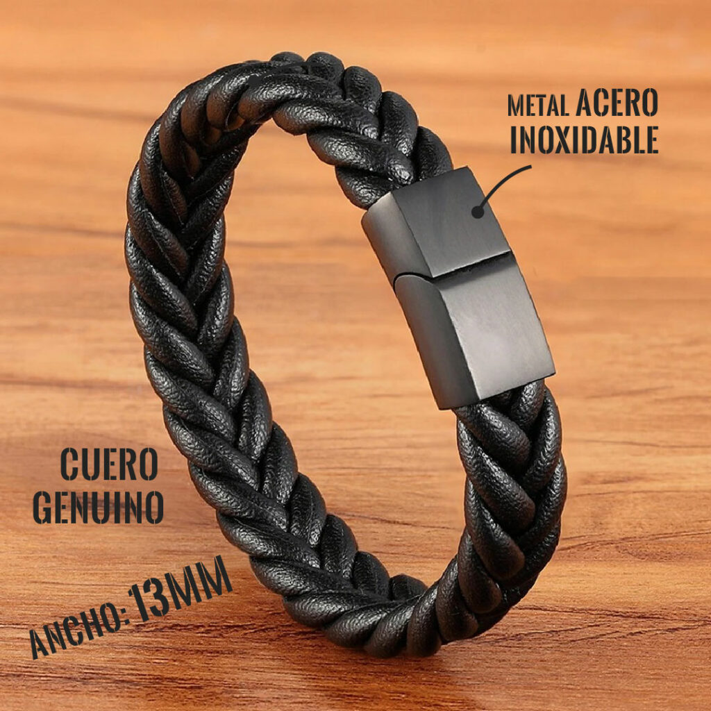 Pulsera de cuero para hombre en Wattaca Lima Perú